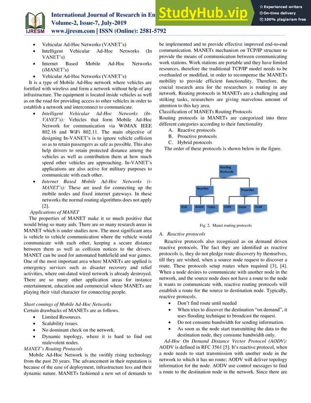 A Background Study Of MANET | PDF