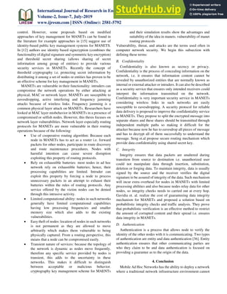 A Background Study Of MANET | PDF