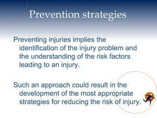 Injury prevention strategies | PPT