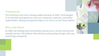 ABA Technologies Corporate Profile | PPT