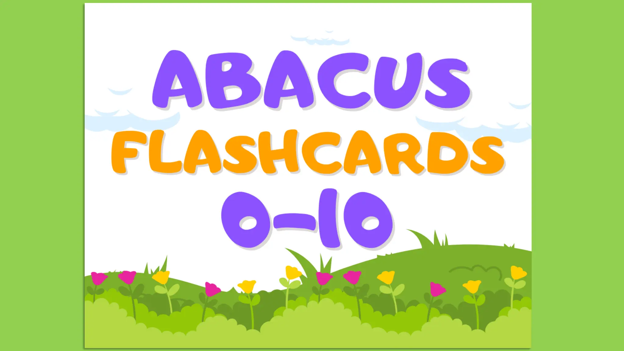 Abacus-flashcards for learning practices | PDF