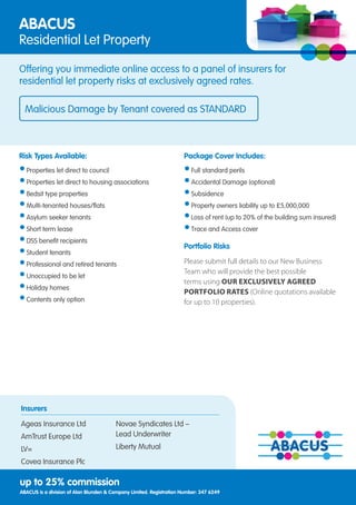 ABACUS Product Information | PDF