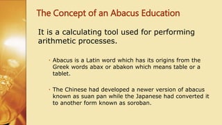 Walnut Excellence Education: Abacus Education Training Institute | PPT