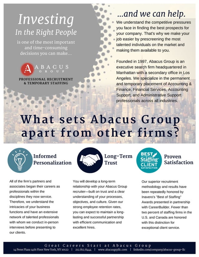 Abacus Group Services Overview | PDF
