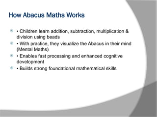 Abacus Maths for Enhanced Mental Skills! | PPTX