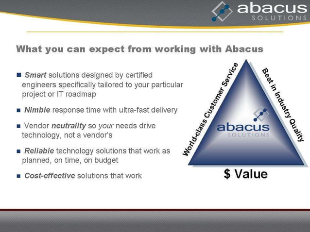 Abacus Solutions - Overview | PPT