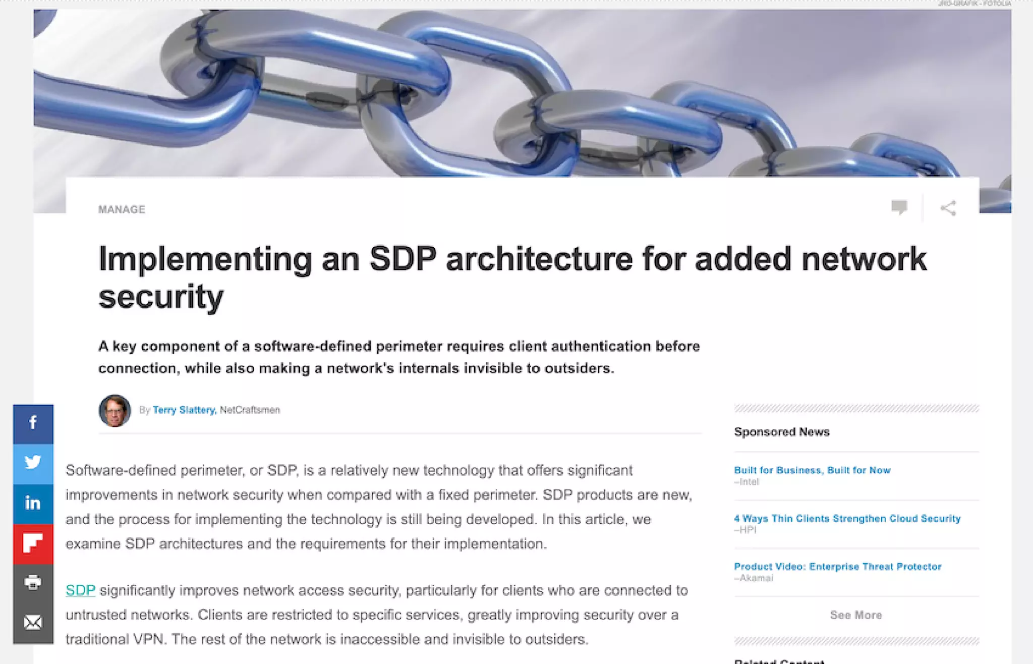 Implementing an SDP architecture for added network security | PDF