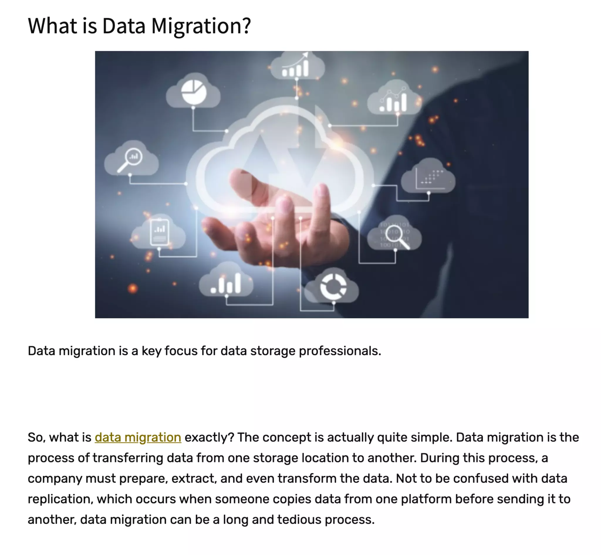 What is data migration? | PDF