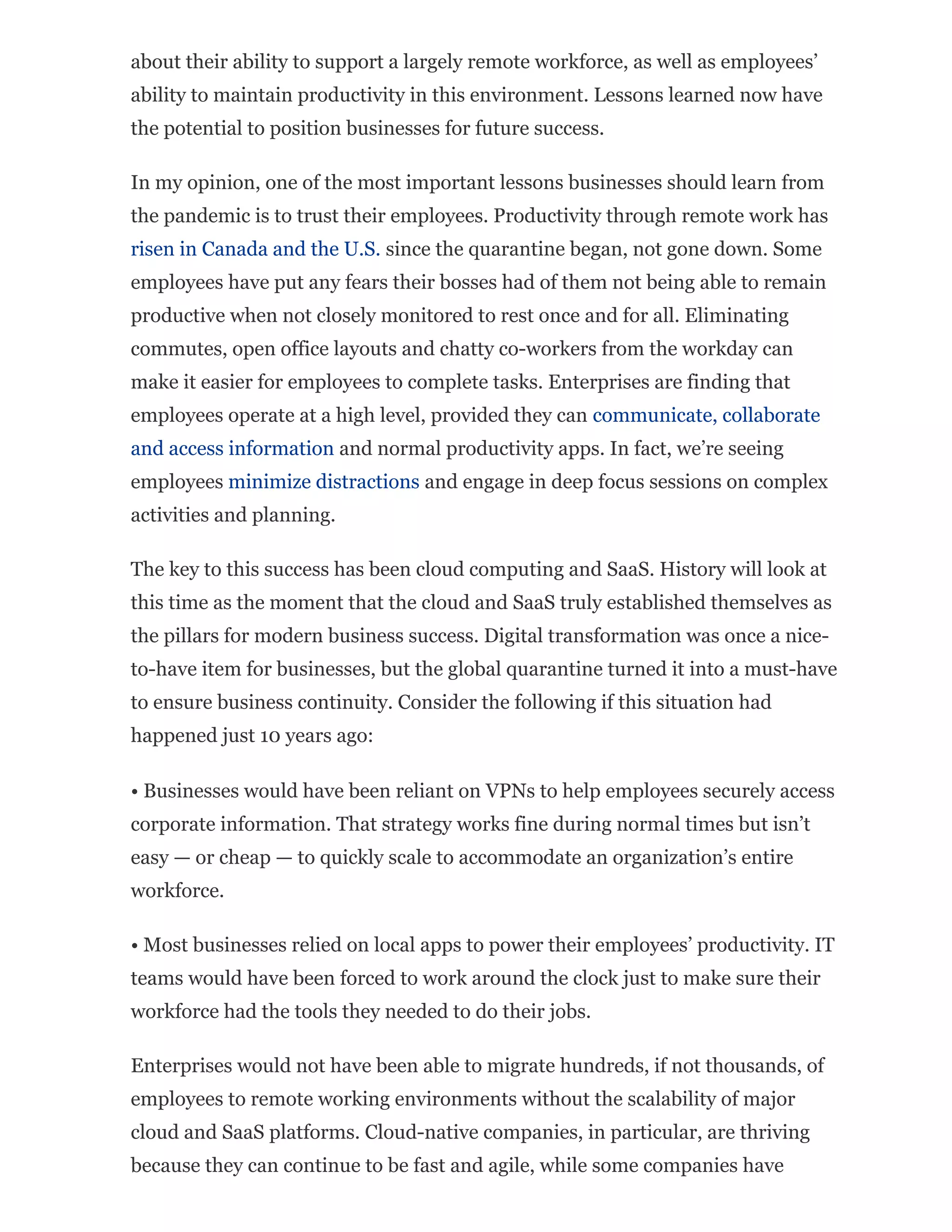 A Shining Moment For Cloud Computing And SaaS | PDF