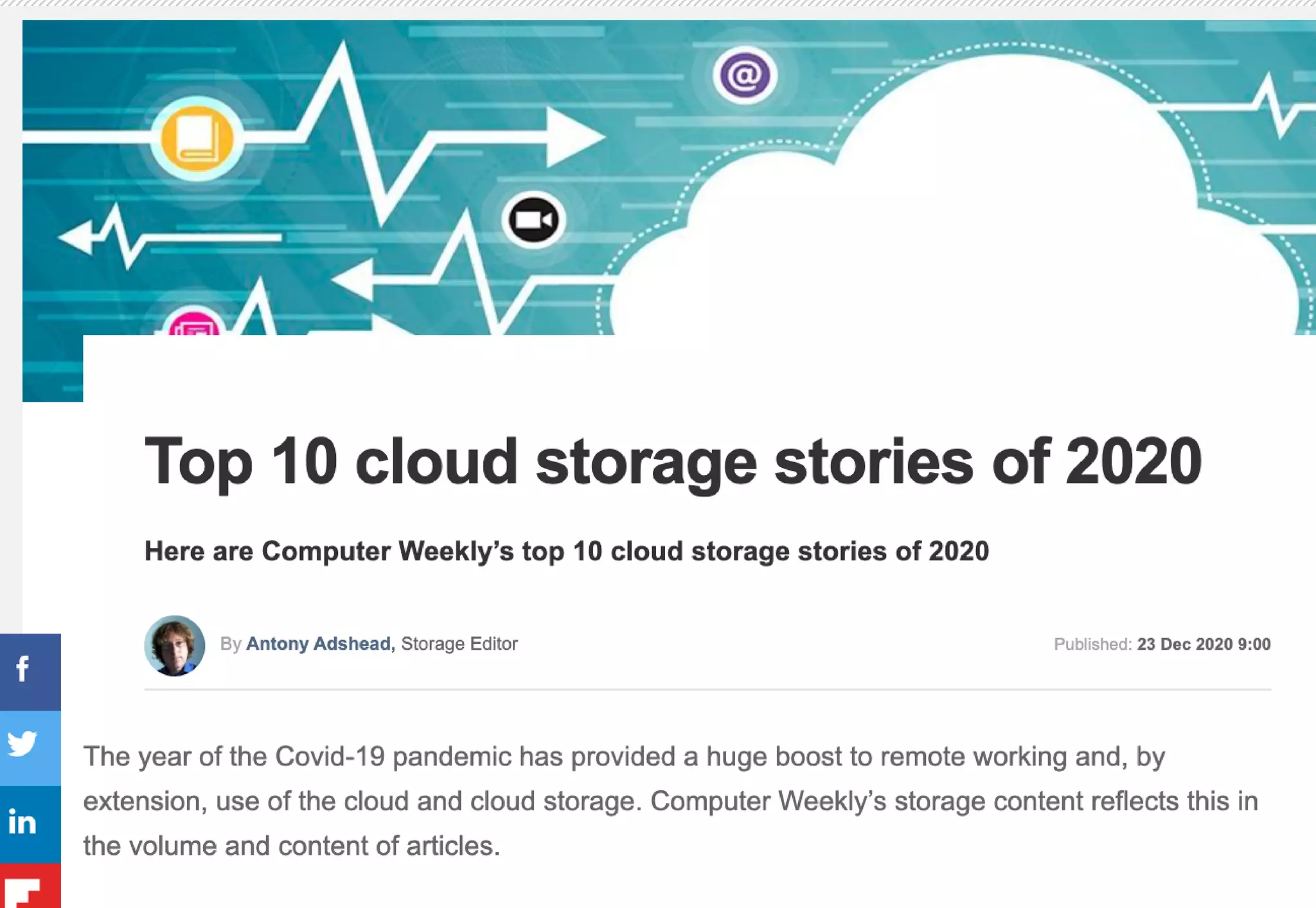 Top 10 cloud storage stories of 2020 | PPT