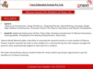 Abacus, vedic mathematics introduction and proposal for schools | PPTX