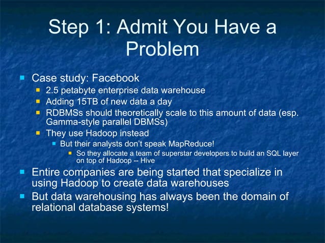 Daniel Abadi: VLDB 2009 Panel | PPT