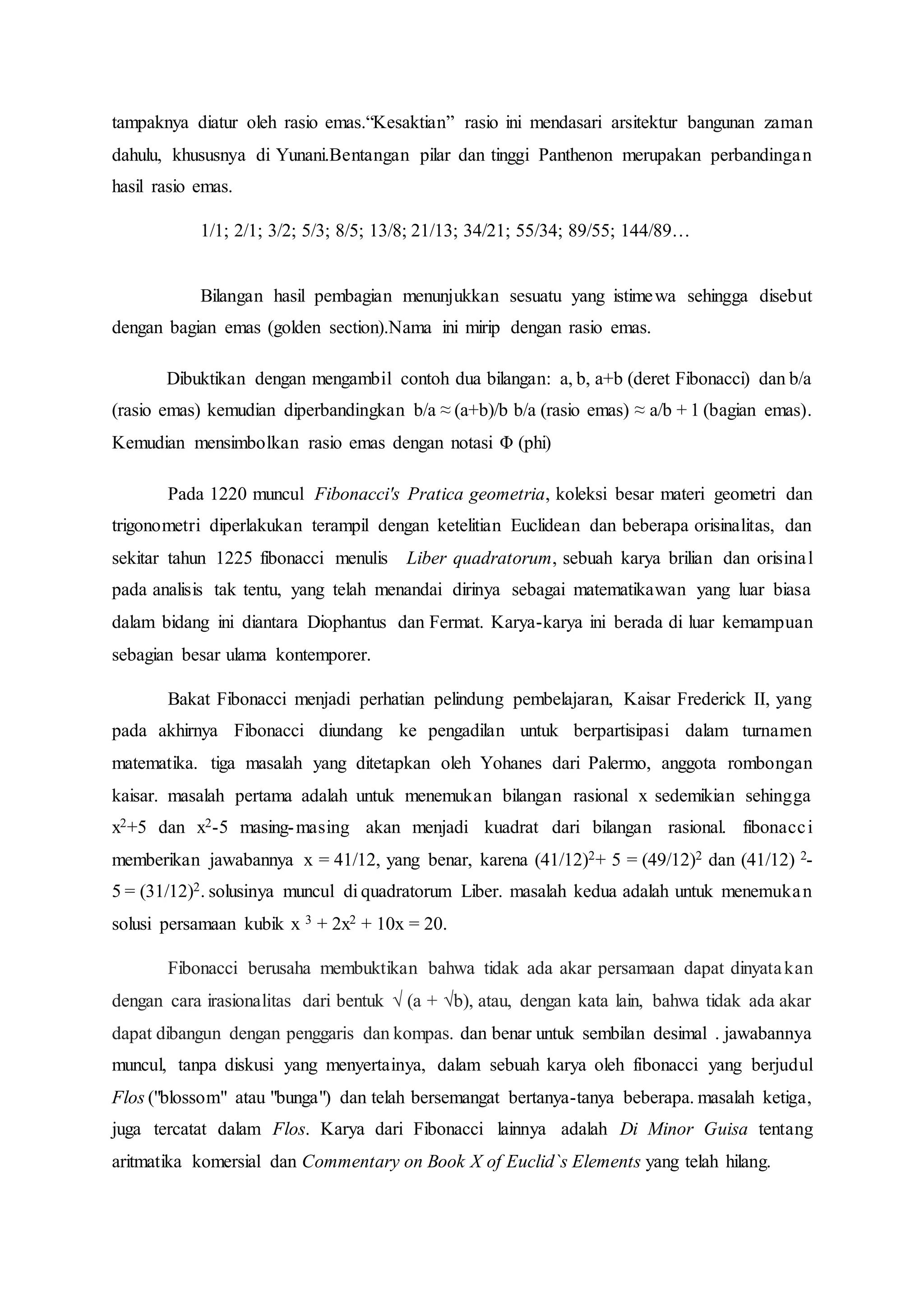 Abad kegelapan dan matematika eropa | DOCX