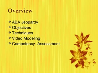 Aba effective instruction modules | PPT