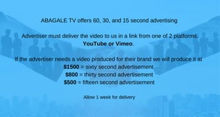 ABAGALE Rate deck.pdf