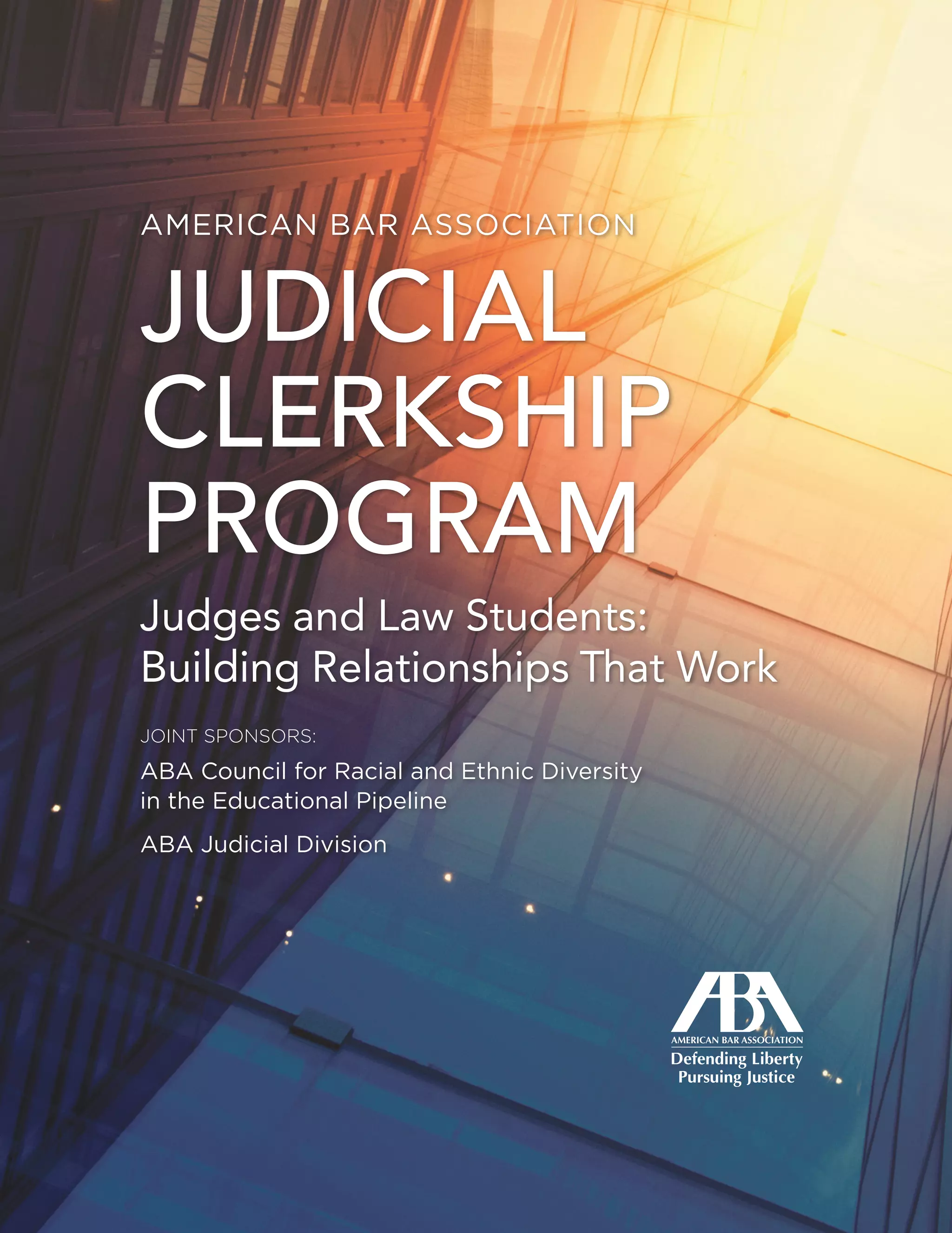 ABA Judicial Clerkship Brochure | PDF