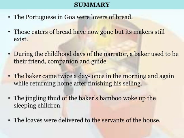 A BAKER FROM GOA.pptx | Desserts and Baking | Food & Drink