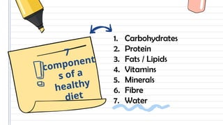 a balanced diet.pptx. A balanced diet, for the 7th grades | PPTX