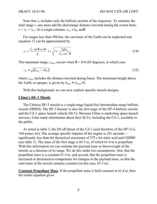 A ballistic missile primer | PDF