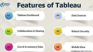 10 Features of Tableau to Smoothen your Data Visualization Tasks | PPTX