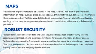 10 Features of Tableau to Smoothen your Data Visualization Tasks | PPT