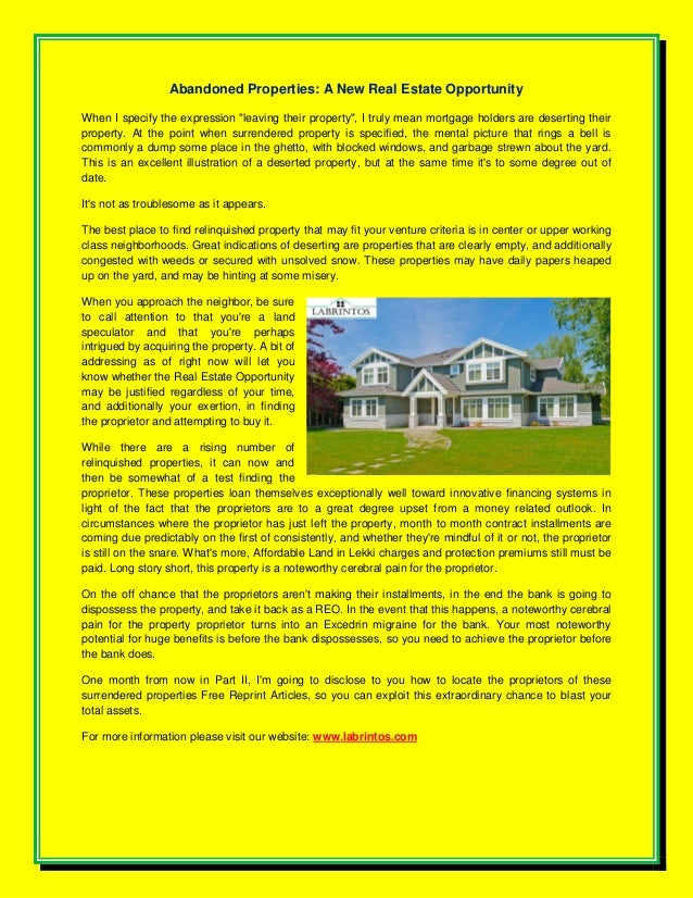 Free Real Estate Articles For Reprint Real Estate Spots free-real-estate-articles-for-reprint-real-estate-spots