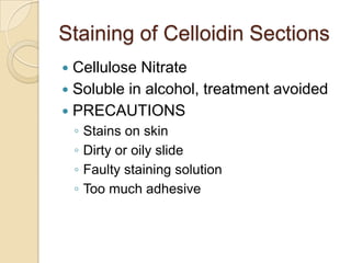 Staining and Collodionization | PPT