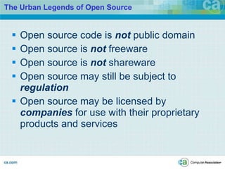 I\'m Not an IT Lawyer: Why Does Open Source Matter to Me? | PPT