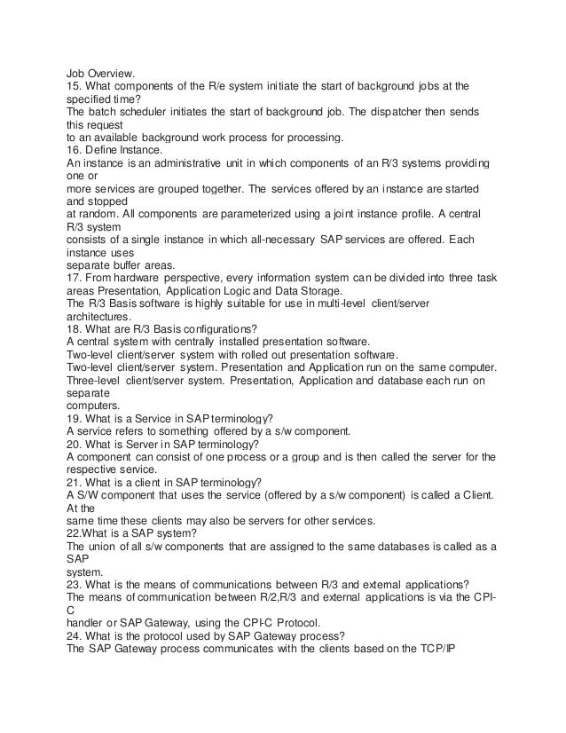 SAP ABAP Interview Questions-XploreSAP Online Trainings