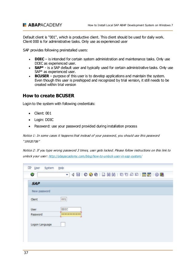 Sap Installation Steps Terage