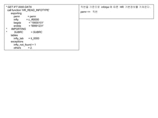 Abap HR Function | PPT