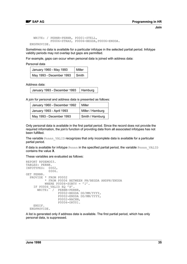 Abap hr programming | PDF | Databases | Computer Software and Applications