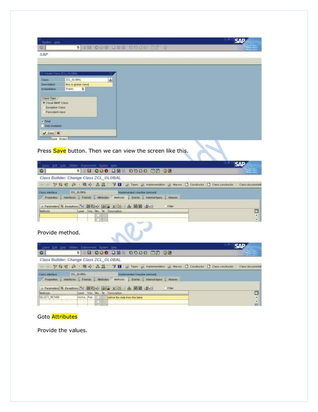 Abap object-oriented-programming-tutorials | PDF