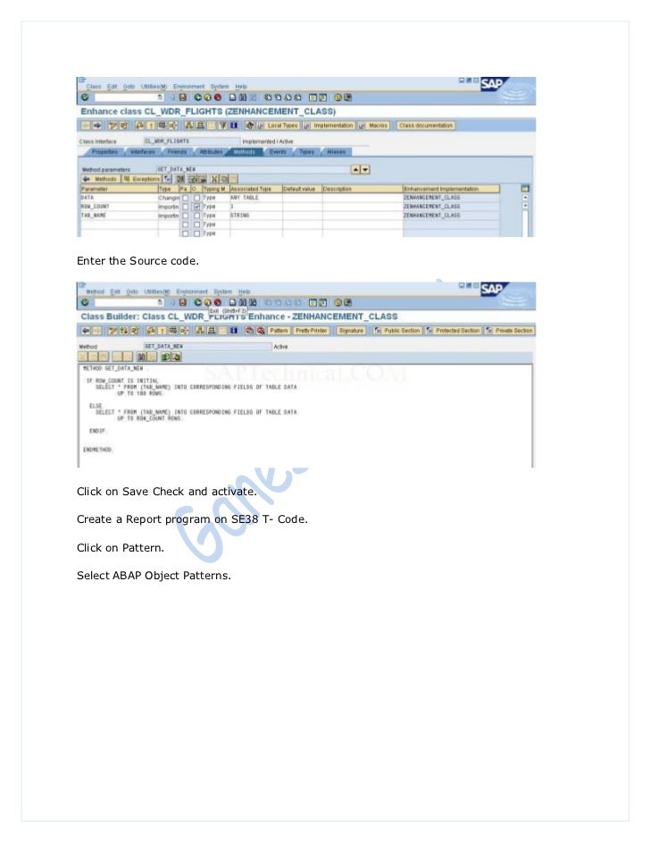 Abap Object Oriented Programming Tutorials