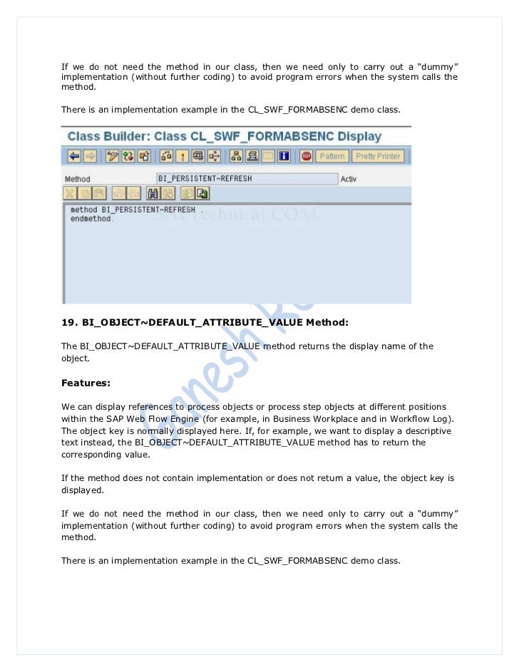 Abap Object Oriented Programming Tutorials 0760