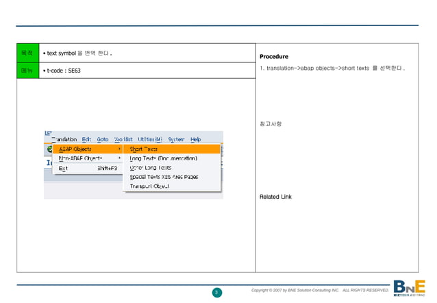 Abap Text Symbol Translation Ppt