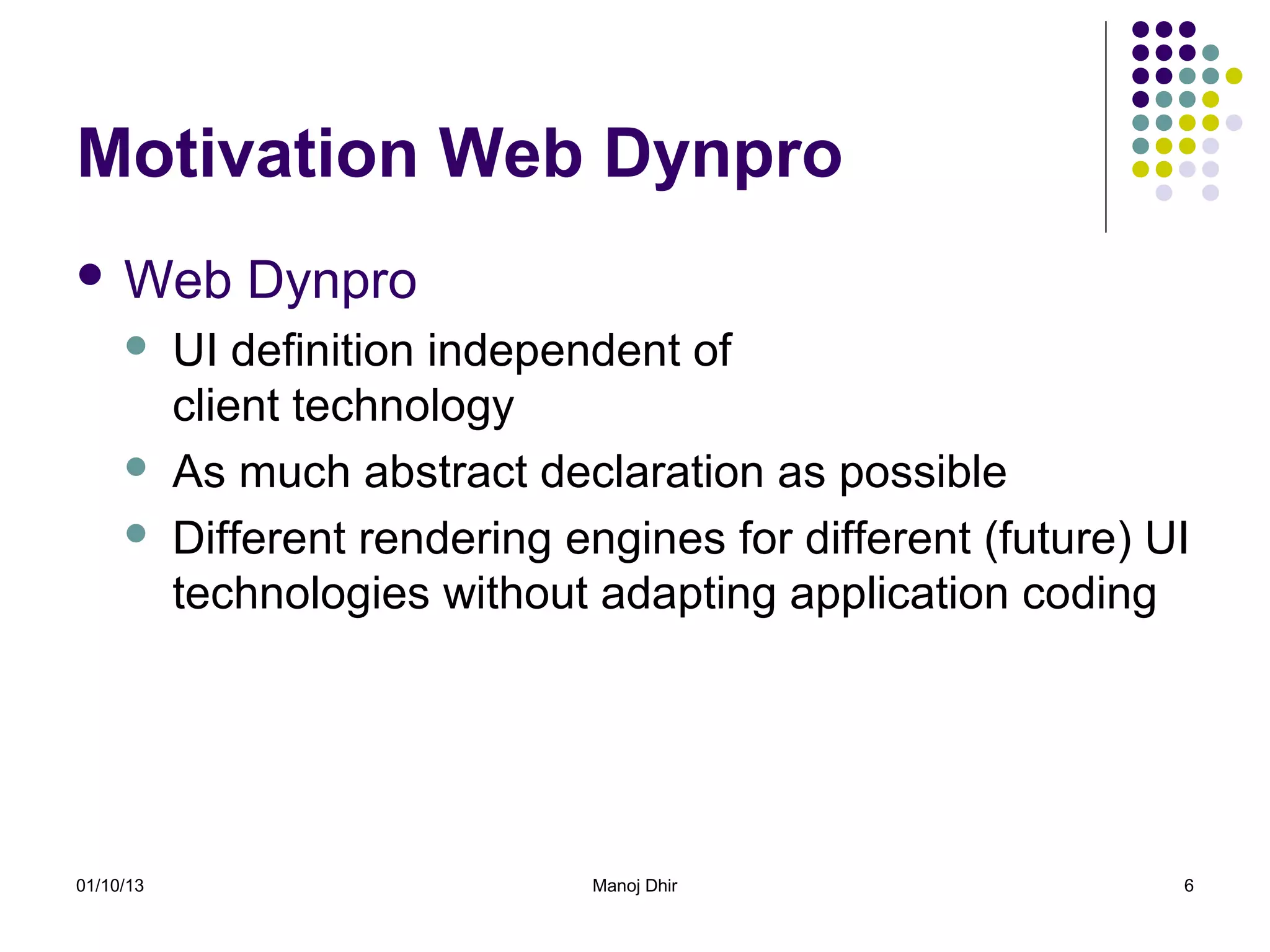 Abap web dynpro | PPS