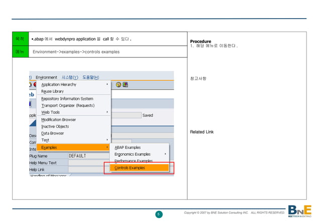 Abap 에서 Webdynpro Call Ppt