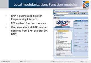 Abap course chapter 3 basic concepts | PPT