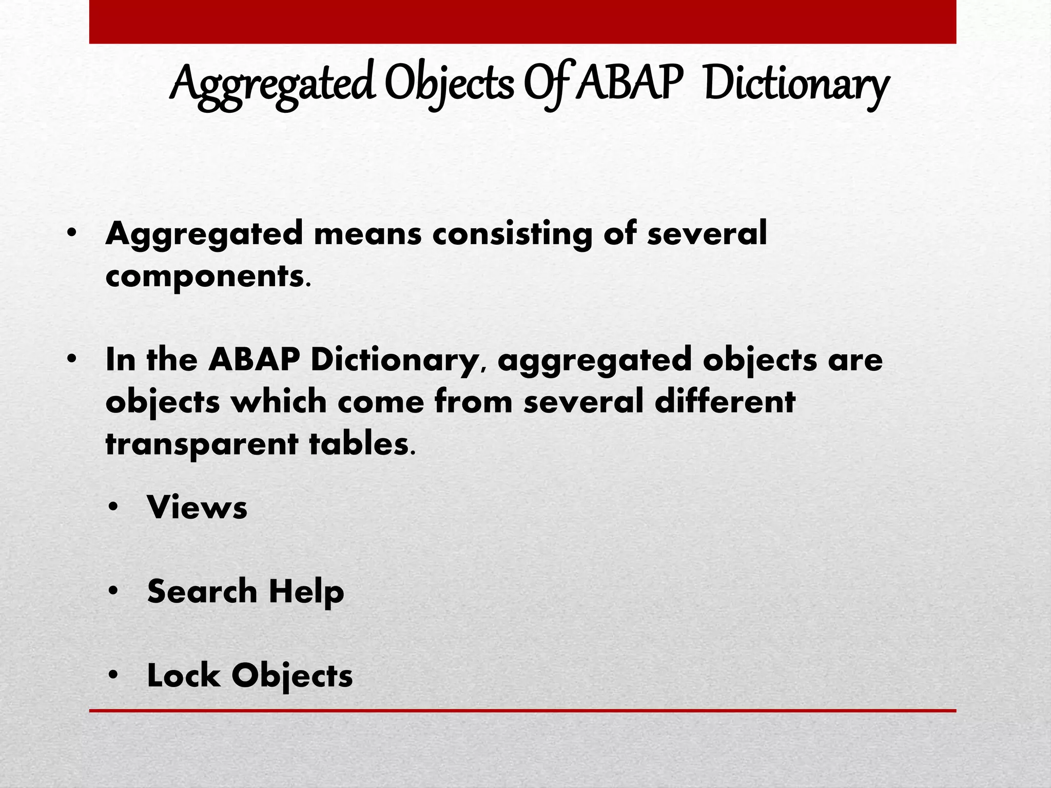 Abap Data Dictionary Pptx