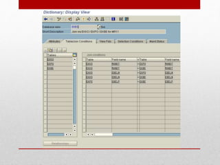 Abap data dictionary | PPTX