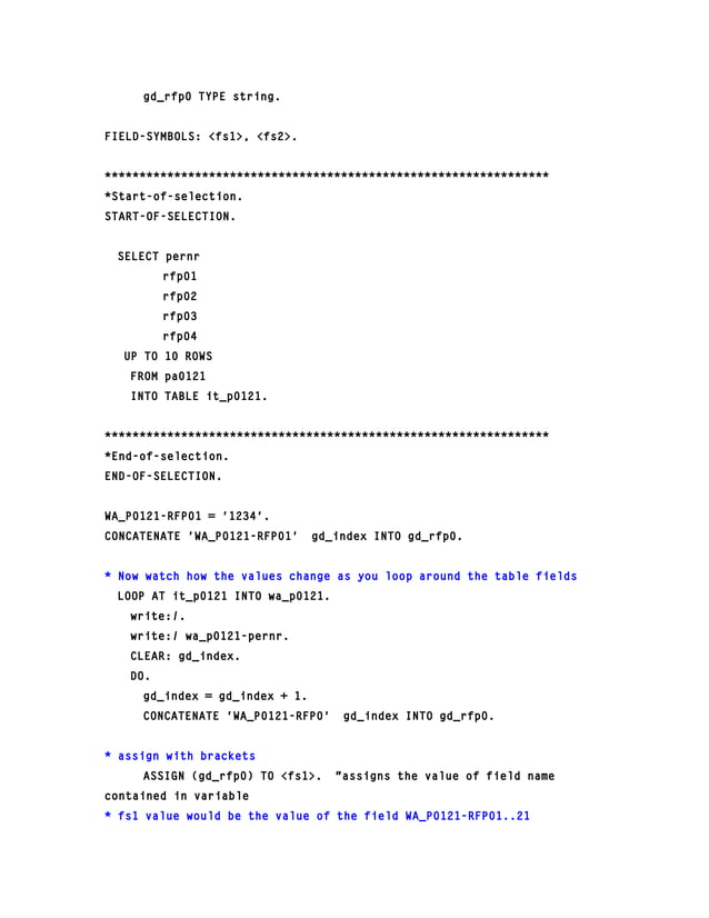 Abap Field Symbol Pdf 
