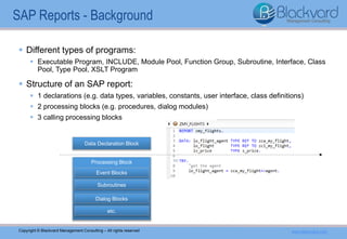 Structuring An ABAP Report In An Optimal Way | PPT
