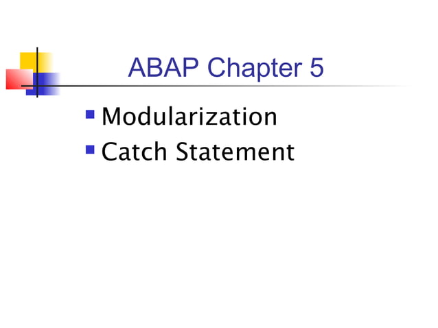 Abap function module help | PPT