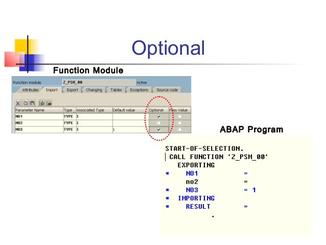 Abap Function Module Help