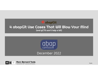 abapGit Use Cases | PPT