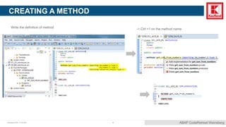 ABAPCodeRetreat 23.7.2016 - Abap in Eclipse | PPT
