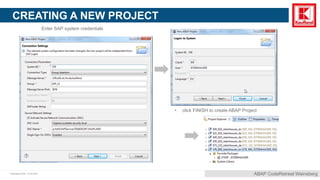 ABAPCodeRetreat 23.7.2016 - Abap in Eclipse | PPT