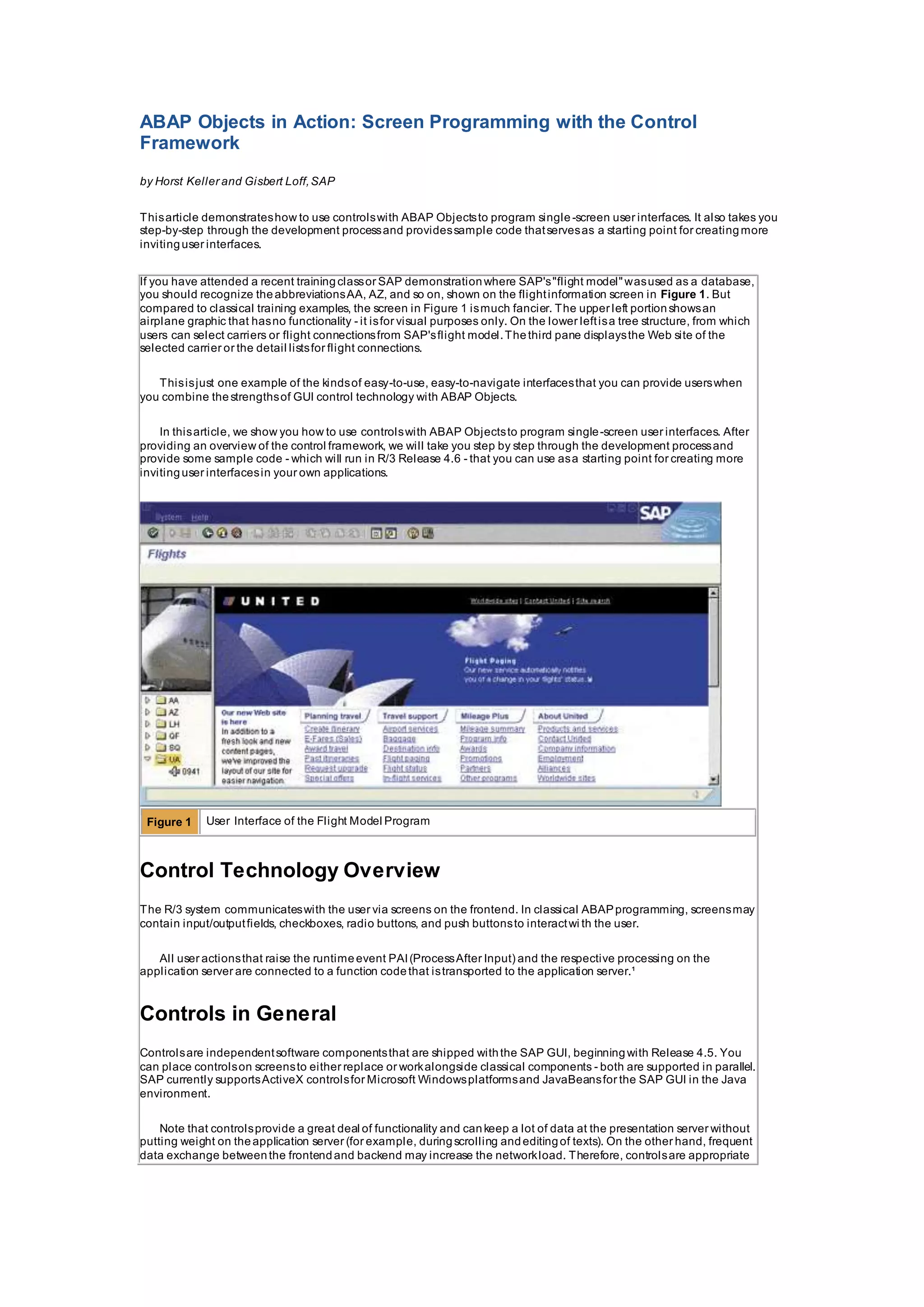 Abap objects in action | PDF