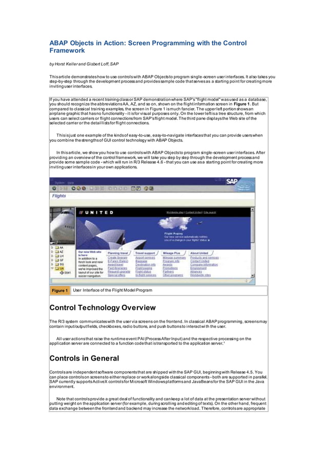 Abap objects in action | PDF